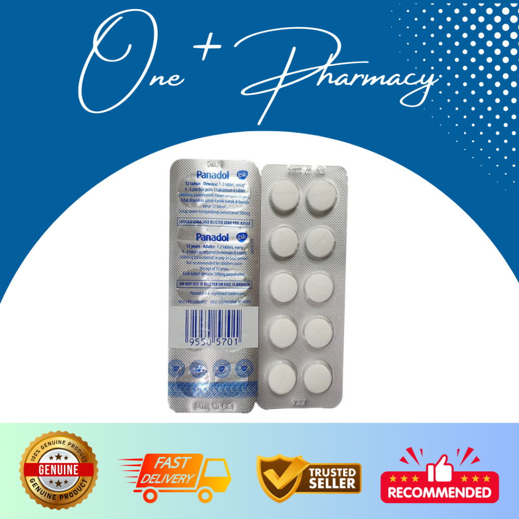 Panadol Regular 500mg 10s (1 strip) | Shopee Malaysia