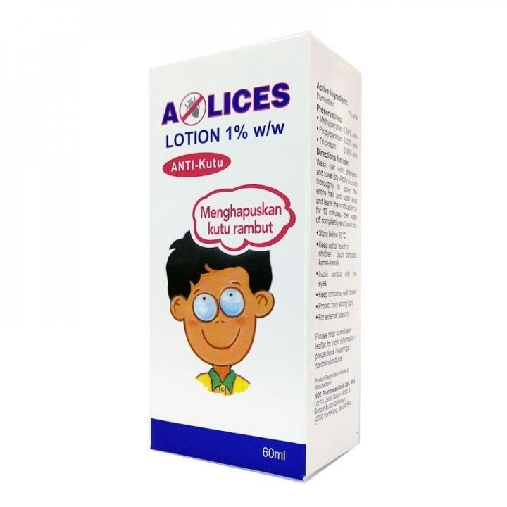 Alices Lotion 60ml ( Anti-Lice ) Anti-Kutu | Shopee Malaysia