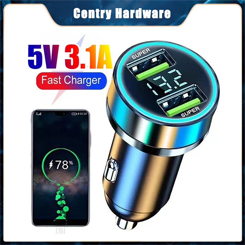 Universal Car Charger Phone Charging Adapter Plug for Car and Truck ...