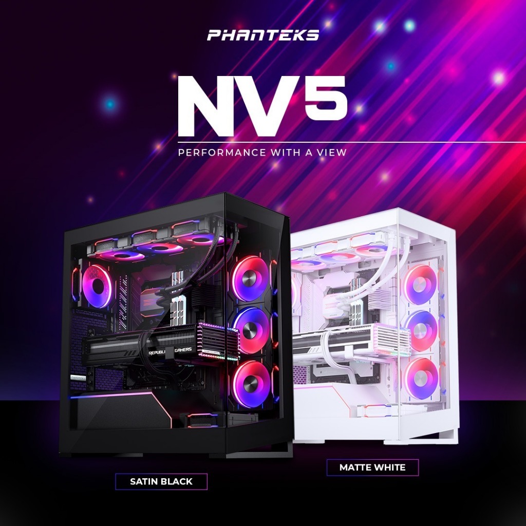 # PHANTEKS [ NV5 / NV5S ] Series - Mid Tower DRGB T.G PC Case # [BLACK ...
