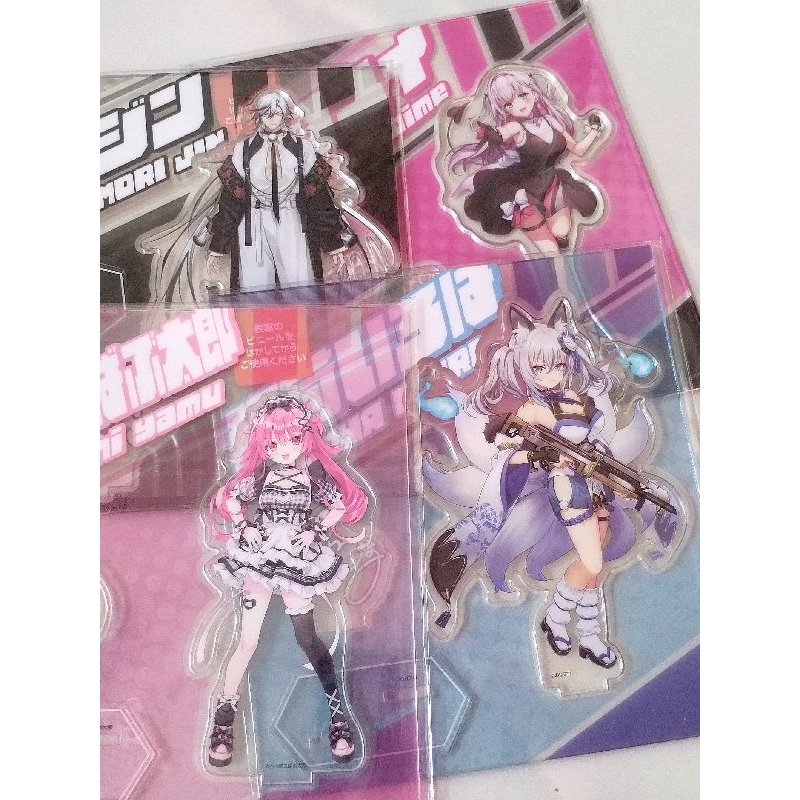 Official KUJI SQUARE Vtuber Kuji Acrylic Stand Babuchi Yamu Inari Iroha ...