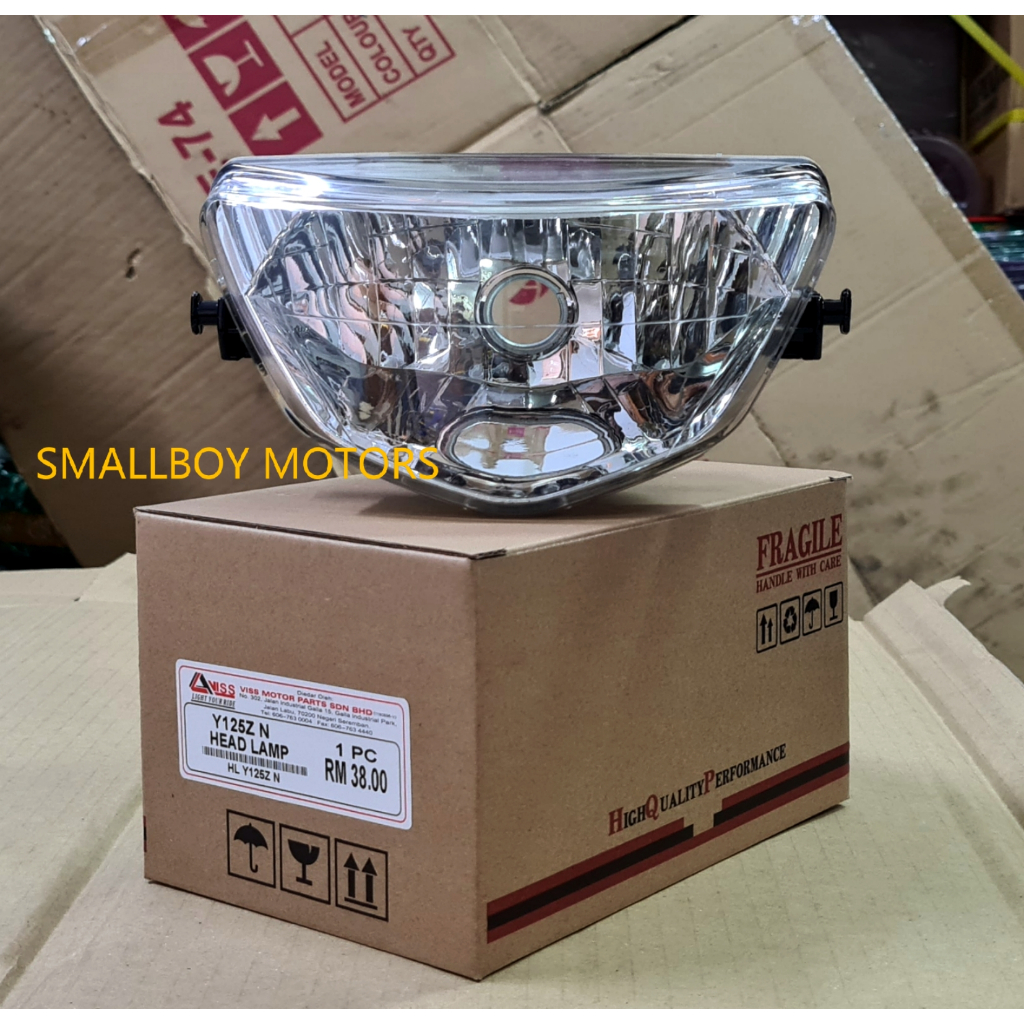 YAMAHA Y125 Y125Z NEW HEADLIGHT HEADLAMP LAMPU DEPAN HEAD LIGHT LAMP SET Y 125 125Z 125-Z NEW ...