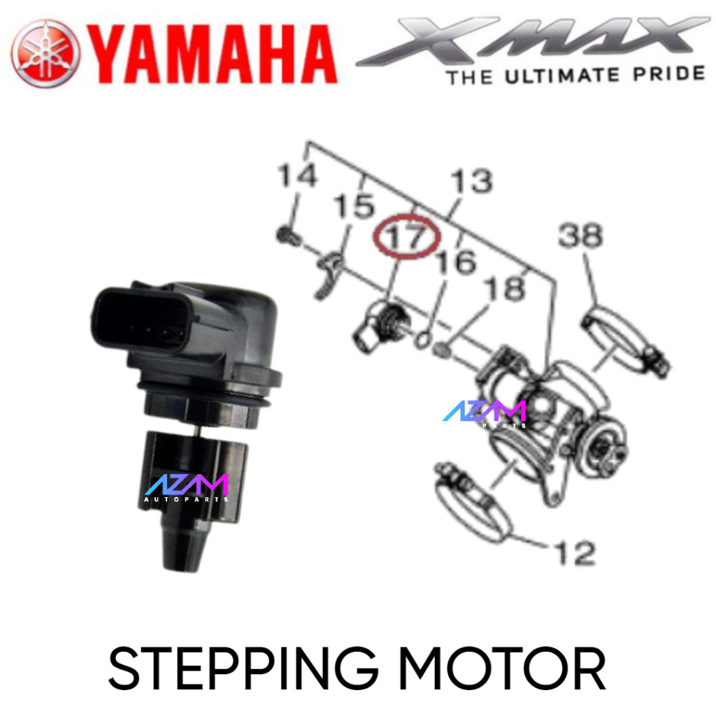 XMAX V1 / V2 SENSOR ISC / STEPPING MOTOR B74-H5801-01 💯ORIGINAL YAMAHA ...