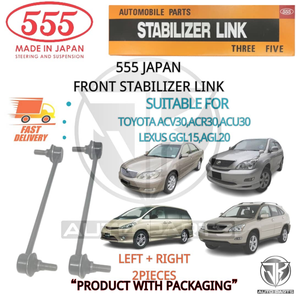 #1 PAIR#OEM FRONT ABSORBER STABILIZER LINK TOYOTA CAMRY ACV30,ESTIMA ...