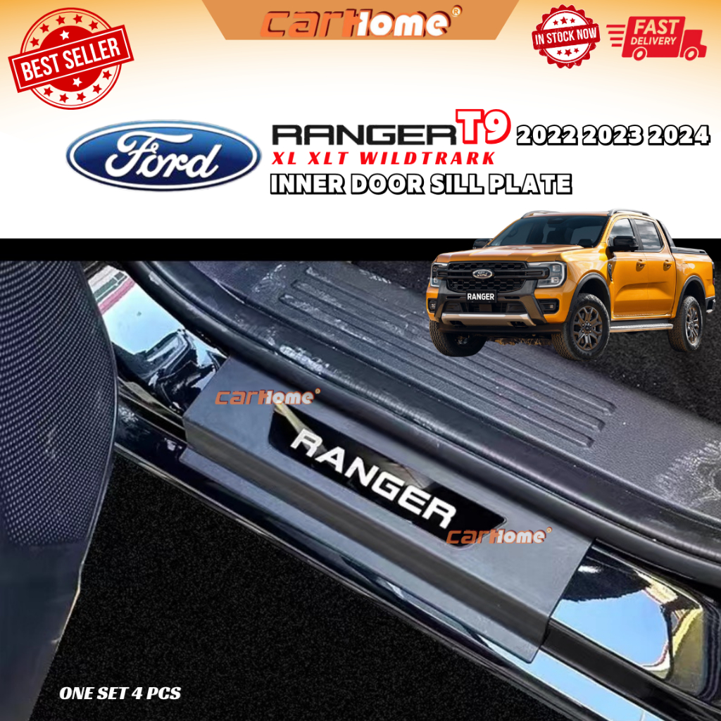 Ford Ranger T9 XL XLT WILDTRACK Door Side Side Sill Step Plates Ranger ...