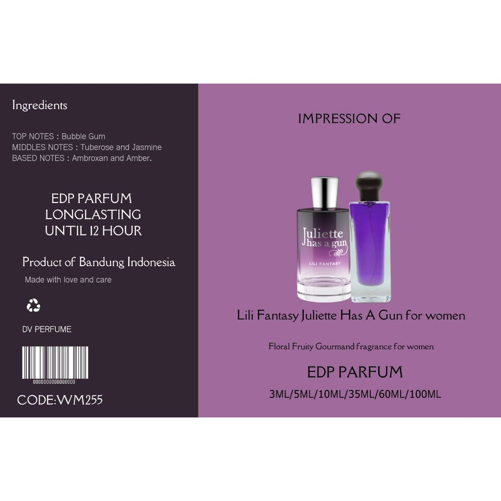 DV PERFUME WM255 LILIES FANTASY | Shopee Malaysia