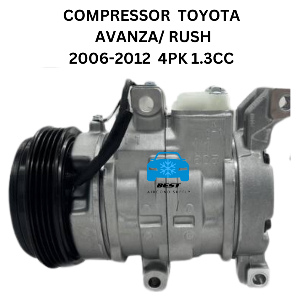 Aircond Compressor New Toyota Avanza 2006-2012 / Rush (Old Model) 4Pk 1 ...