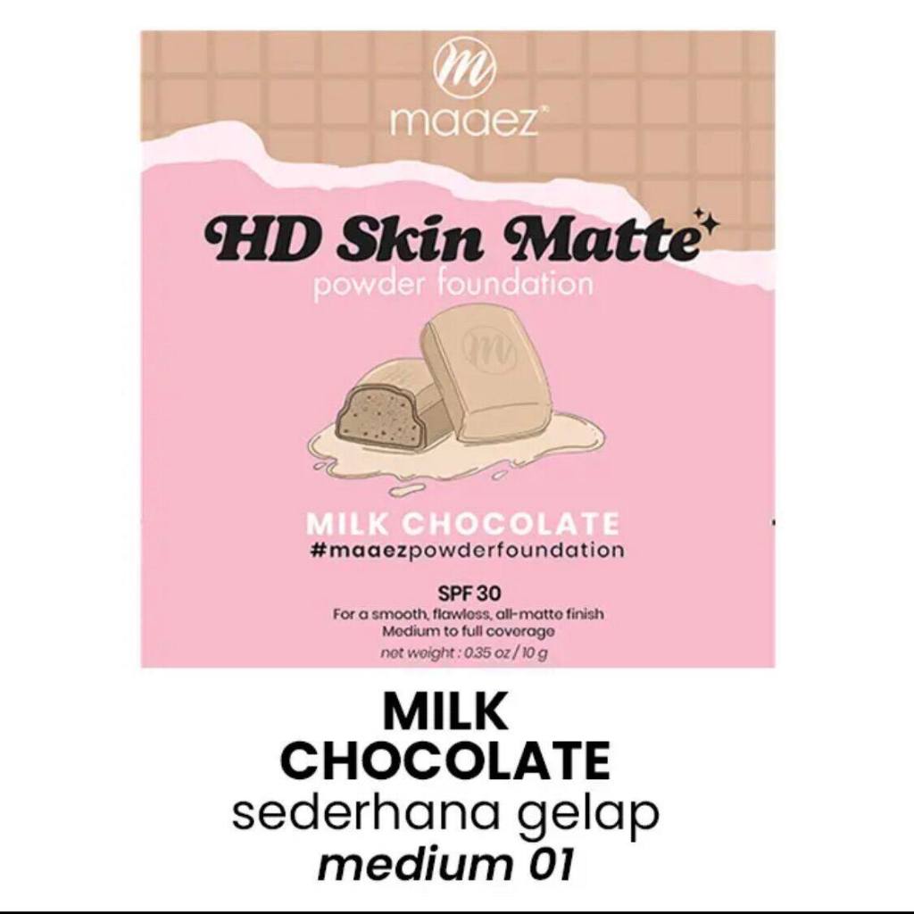 MAAEZ HD SKIN MATTE POWDER FOUNDATION SPF30 | Shopee Malaysia