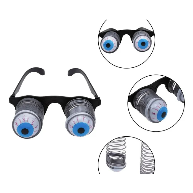 Premium Quality Pop Out Eyes Droopy Eye Specs PVC Spring Glasses ...