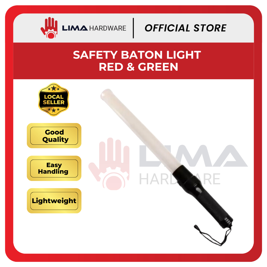 SAFETY BATON LIGHT - RED & GREEN - TYPE "D" | Shopee Malaysia