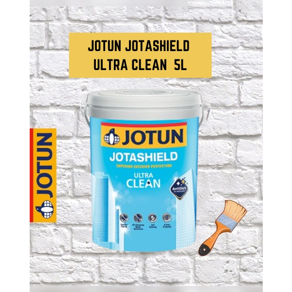 5L JOTUN JOTASHIELD ULTRA CLEAN 0001 WHITE Cat Dinding Luar Rumah ...