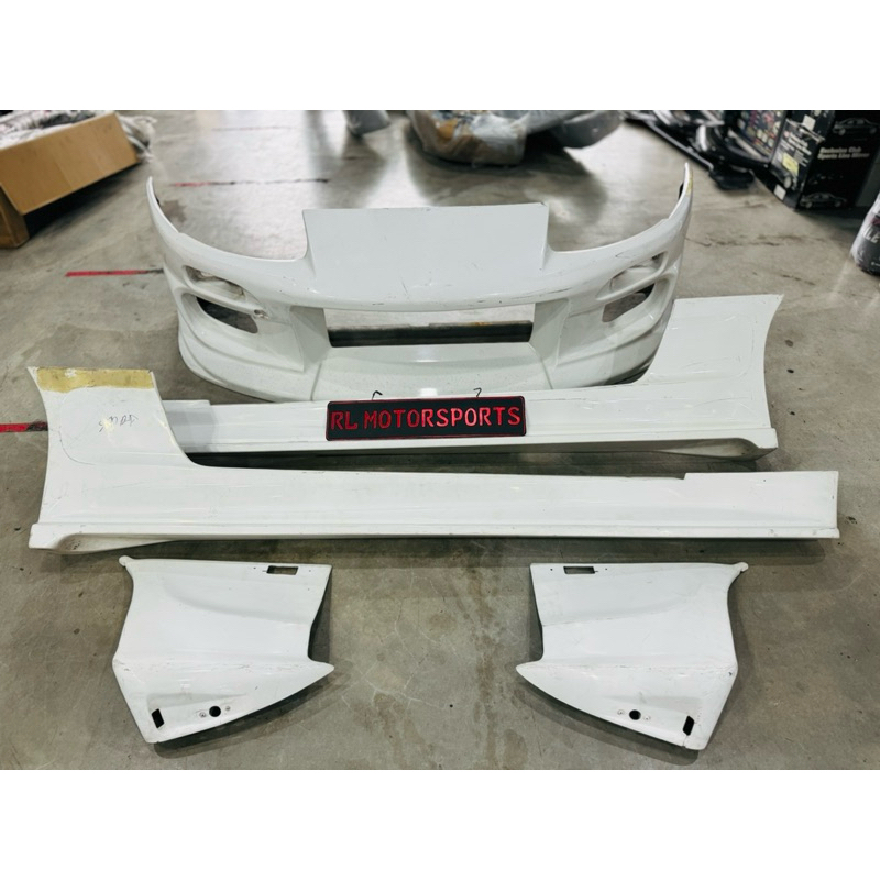Toyota Supra MK4 1993 1994 1995 1996 1997 1998 front bumper side skirt ...