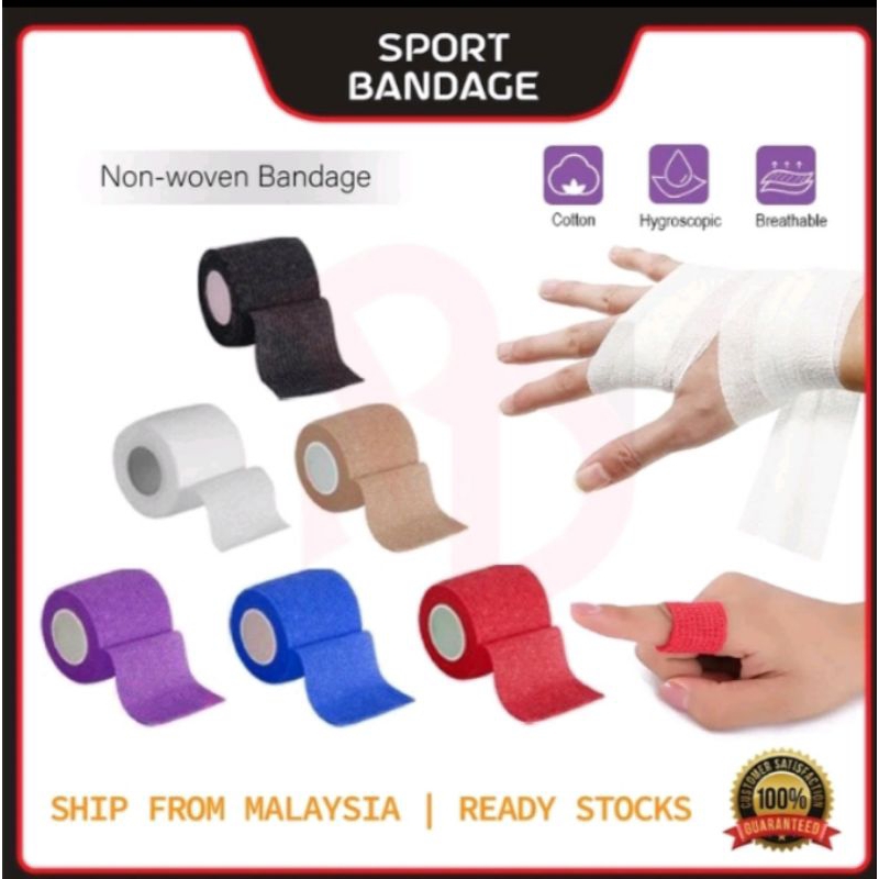 Sport Bandage Tape Self Adhesive Elastic Bandage First Aid Tape Wrap ...