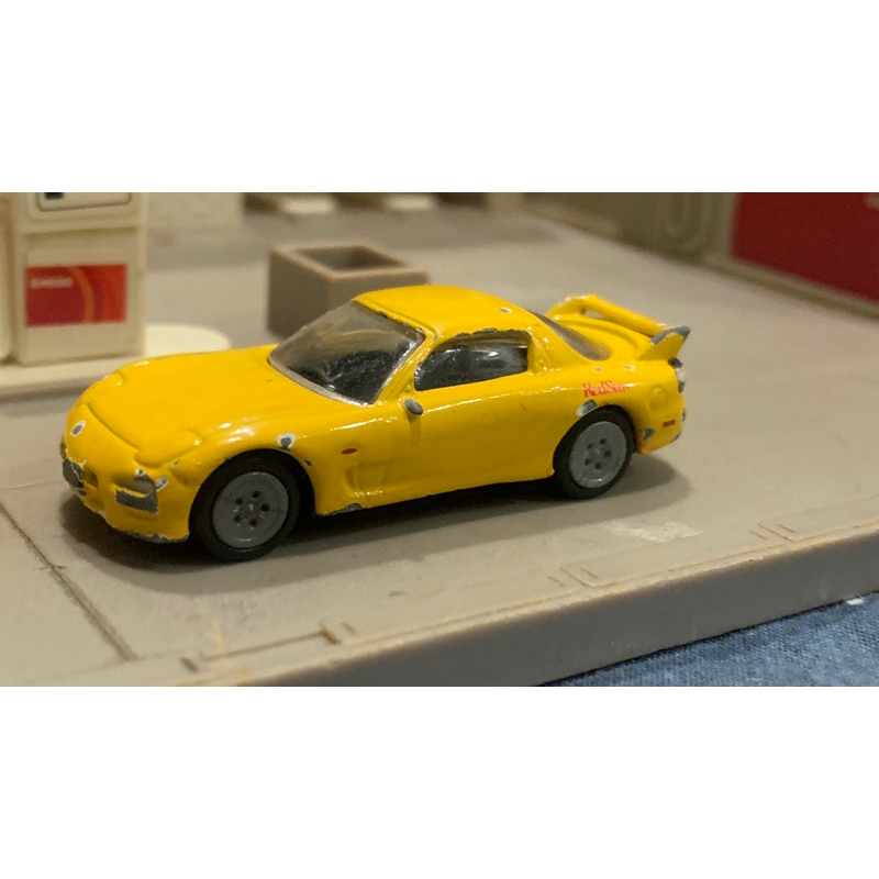 Diecast Mazda RX7 RX-7 RX/7 1/87 Initial D Red Sun Keisuke Tadashi ...