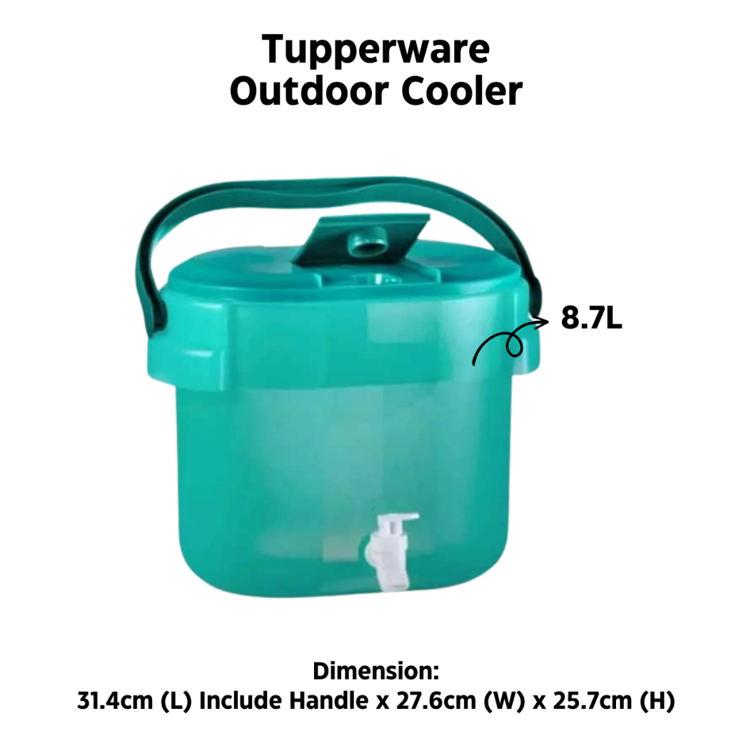 Tupperware Outdoor Cooler 8.7 Liter (1 pc) | Shopee Malaysia