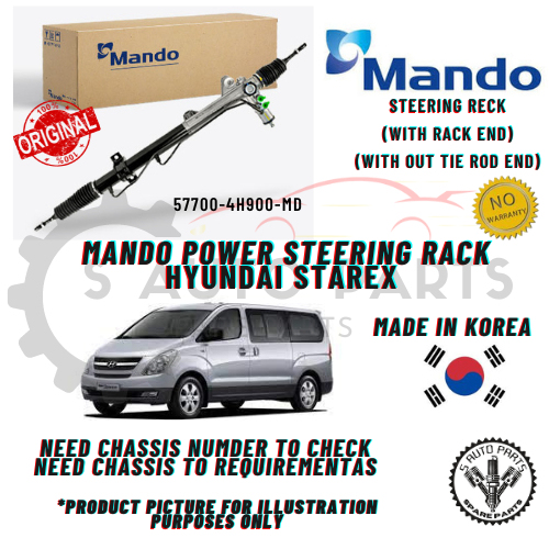 HYUNDAI STAREX Power Steering Gear Rack Assy BRAND 100% ORIGINAL MANDO ...