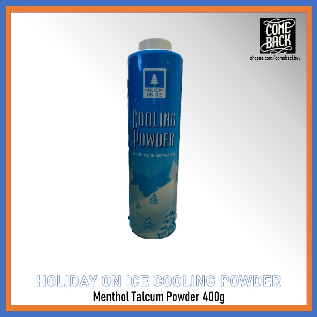 Holiday On Ice - Menthol Talcum Cooling Powder 400g | Shopee Malaysia
