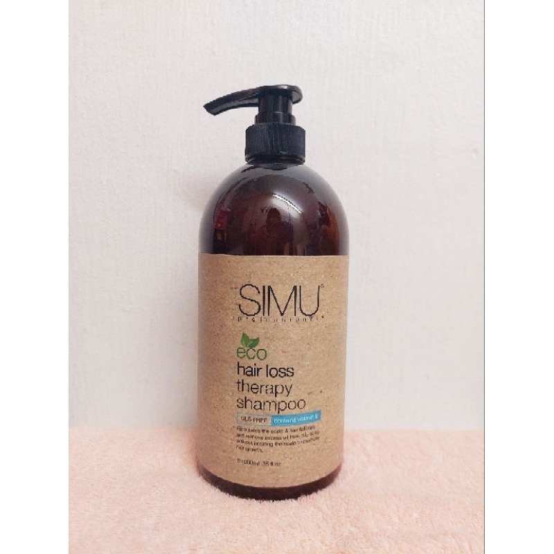 Simu Hair Loss Therapy Shampoo 1000ml 脱发系列(No SLS & Silicone) | Shopee ...