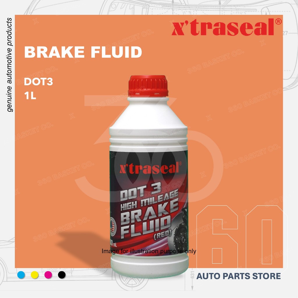 MINYAK BREK DOT 3 BRAKE FLUID HEAVY DUTY HIGH MILEAGE | Shopee Malaysia