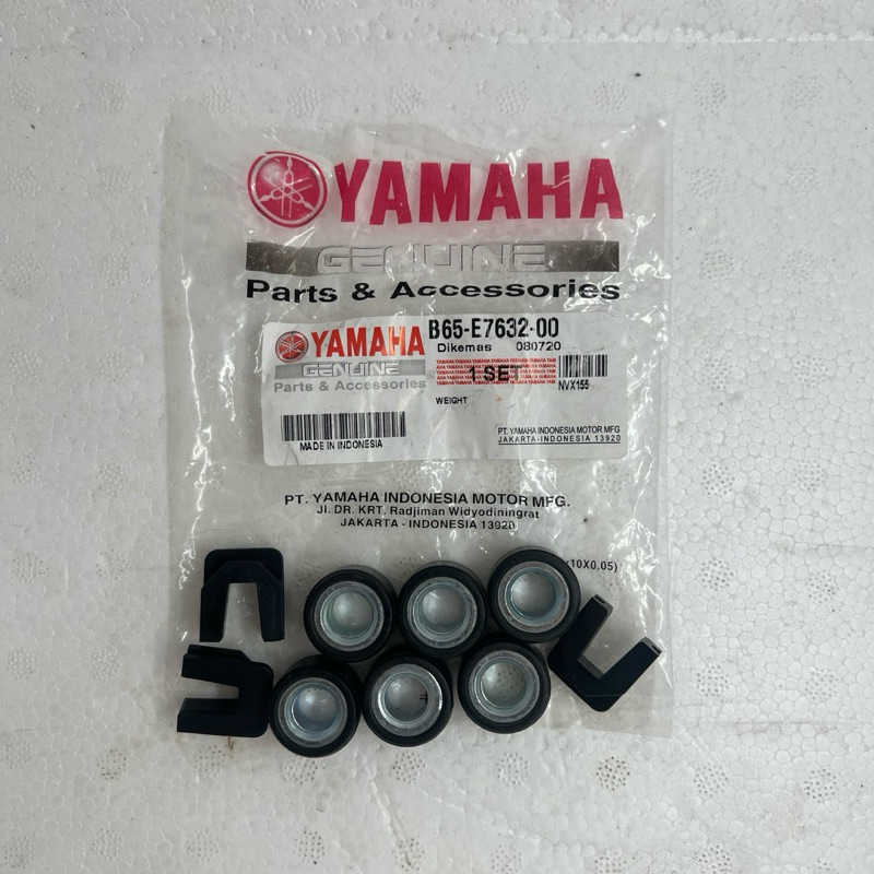 PULLEY ROLLER SET + BUSH YAMAHA EGO LC / NVX155 / NOUVO LC / EGO ...