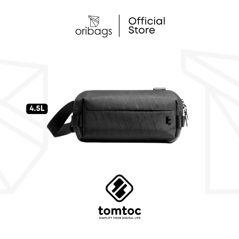 Tomtoc Explorer T21 X-PAC Sling Bag - Black | Shopee Malaysia