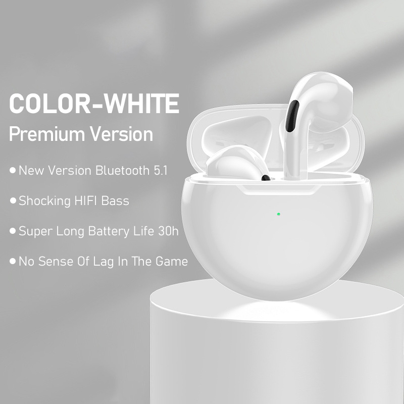 TWS Pro 6s Wireless Earphones Mic | Fon Telinga Tanpa Wayar Pro 6s ...