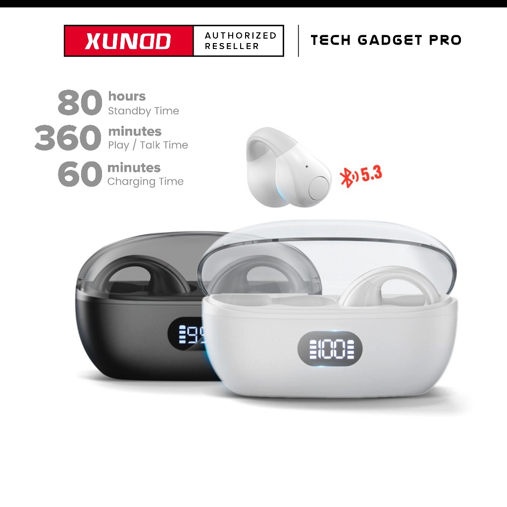 XUNDD TWS Bluetooth Wireless Earphone Earbuds Handsfree with Digital ...