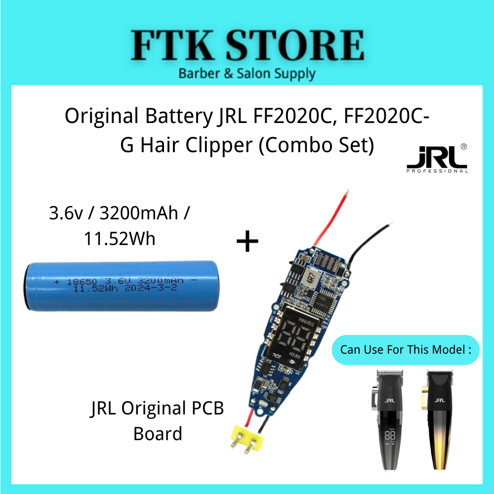 JRL Original Battery FF2020C, FF2020C-G Hair Clipper | Shopee Malaysia