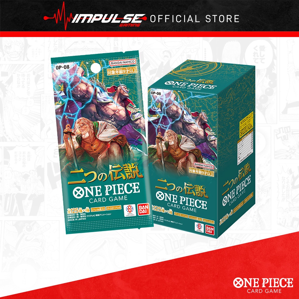One Piece TCG [JAPAN VERSION] Booster Pack / Box: Two Legends OP08 ...