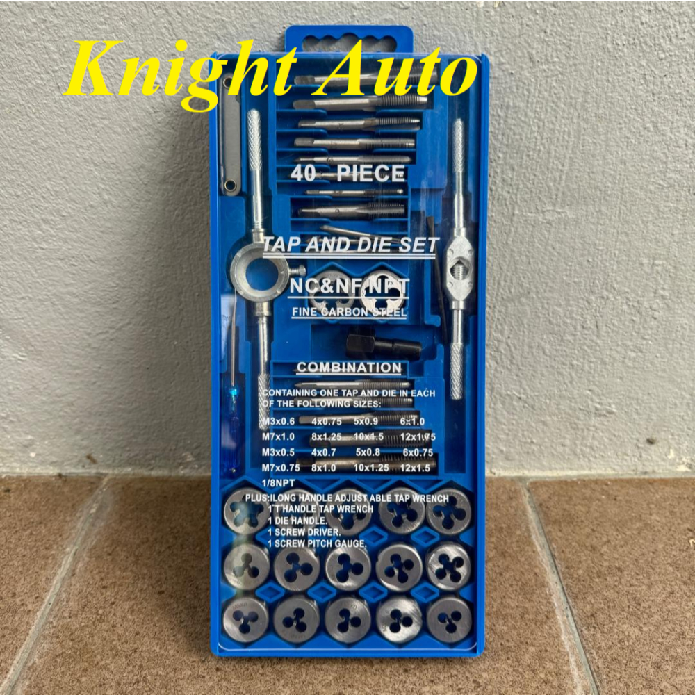 KGT 40pcs metric and imperial tap and die set ID35323 | Shopee Malaysia