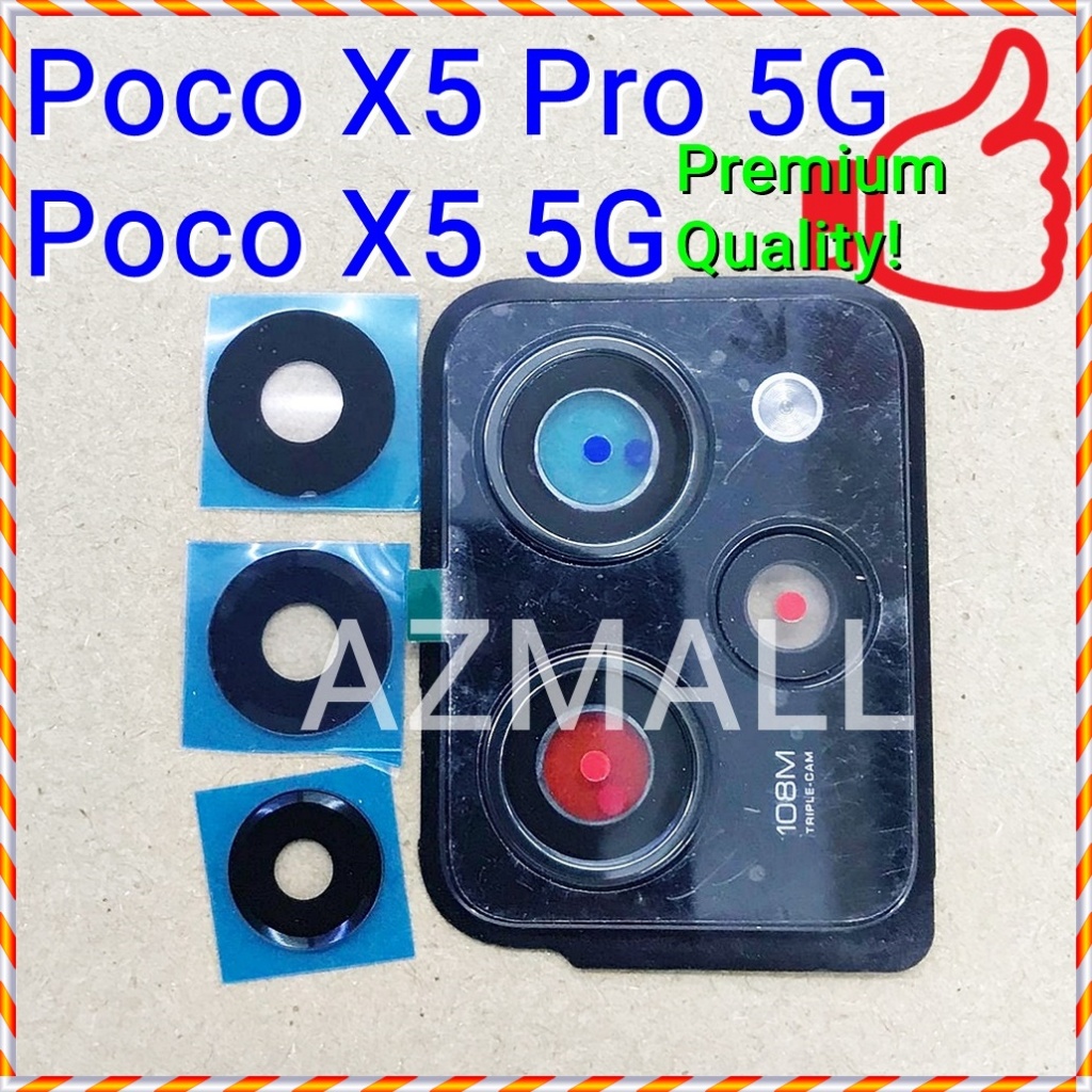 (2 Colors) NEW ORI Rear Camera Lens Glass Cover with Frame for Xiaomi ...