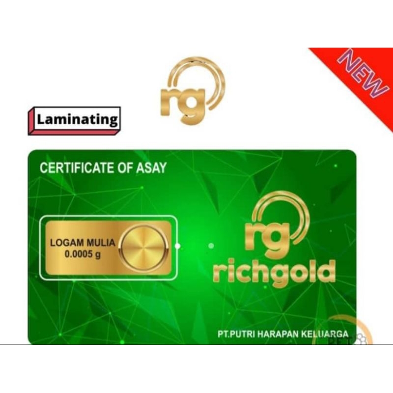 Emas Gold Bar (0.5MG) 0.0005g/Pure Gold 999/Souvenier,Gift | Shopee ...
