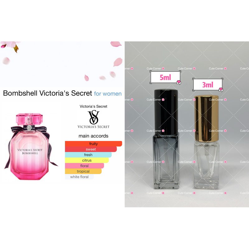Authentic Decant Perfume VS BOMBSHELL EDP 3ml/5ml | Shopee Malaysia