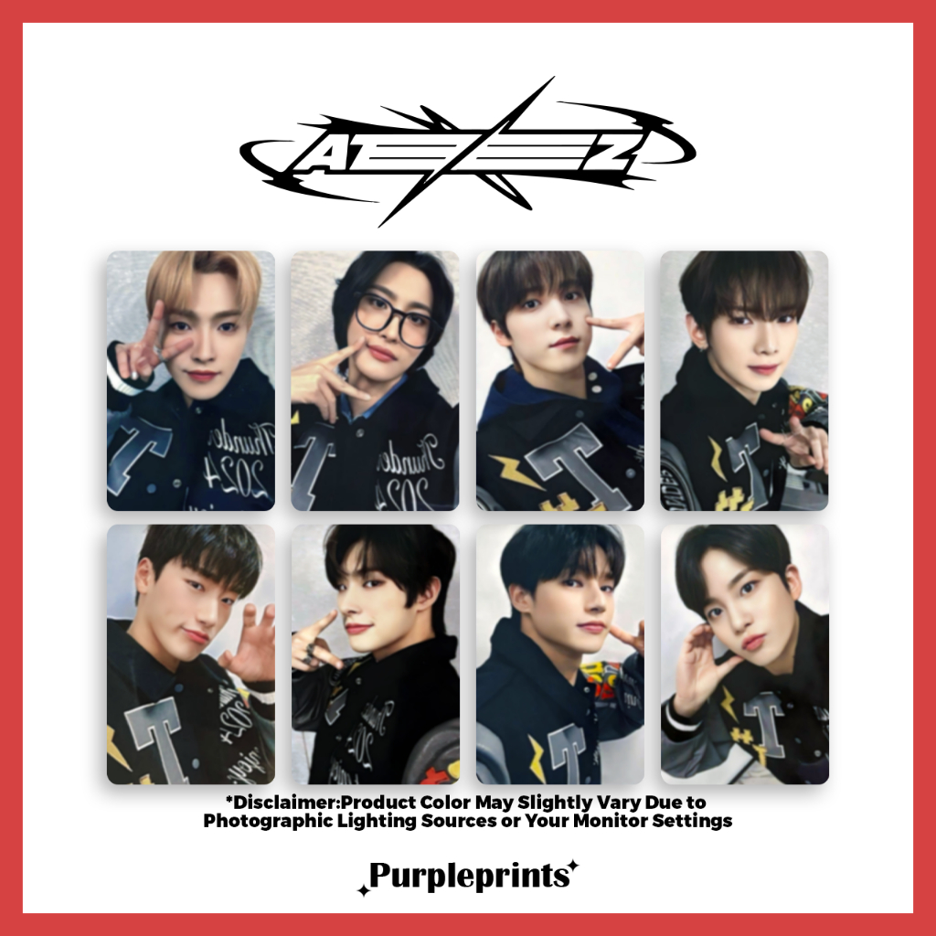 ATZ 2024 THUNDER FANMADE LOMOCARDS TOUR MERCH PHOTOCARDS FANMADE FOR ...