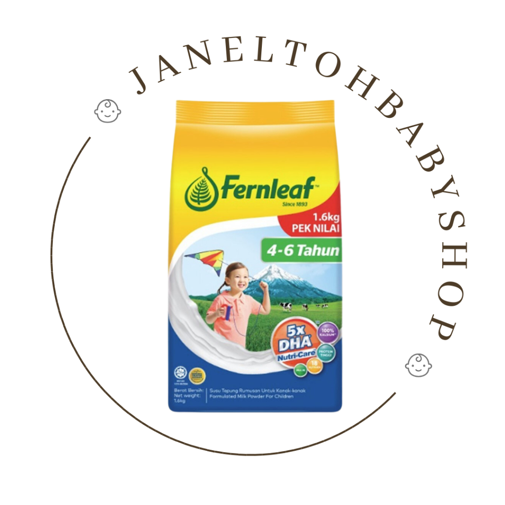 Fernleaf Milk Powder for Children 4 - 6 years (Plain) (1.6kg) | Shopee ...