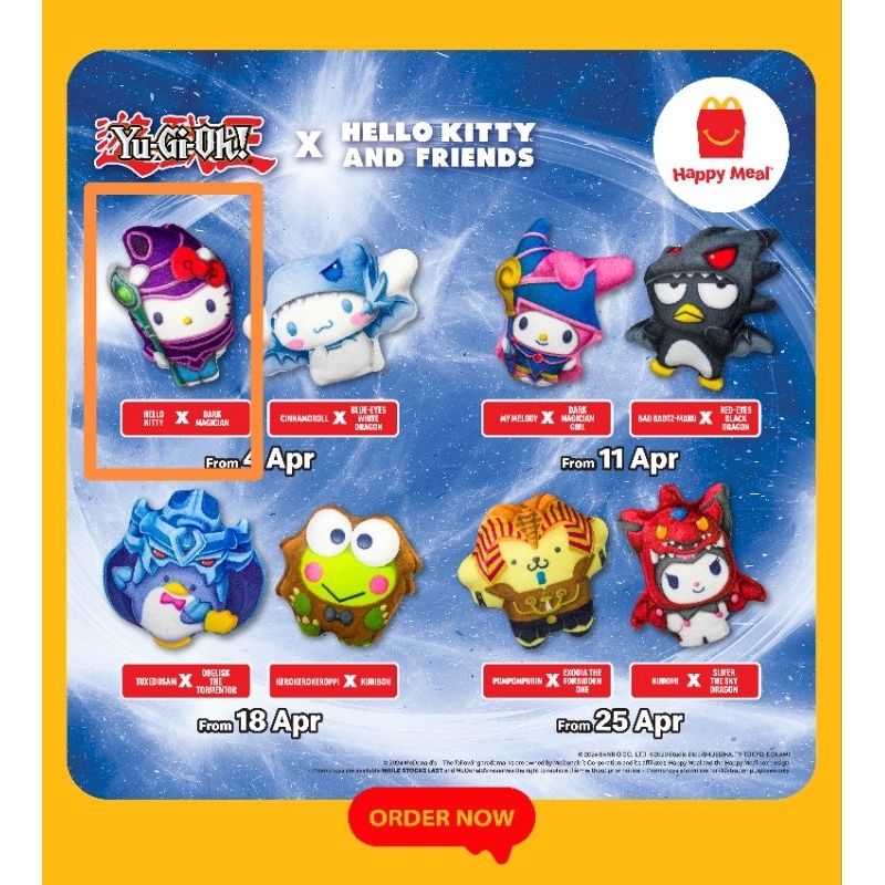 (WH Hobby) McDonald's Yu-Gi-Oh! x Hello Kitty and Friends - Hello Kitty ...