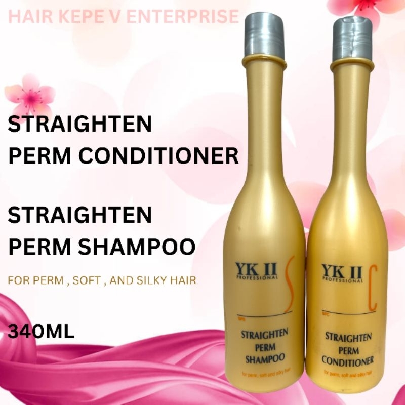 Yk II STRAIGHTEN PERM SHAMPOO/CONDITIONER 340ML | Shopee Malaysia