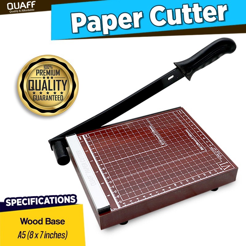 QUAFF Metal Base Paper Cutter Metal Base A4 | A3 | B4 | A5 Size Duty ...