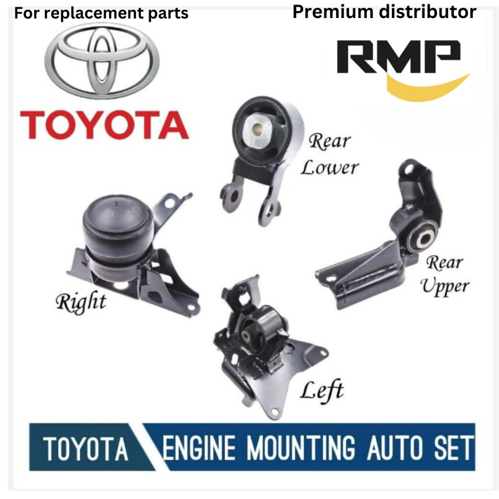 TOYOTA Engine Mounting Auto Set for Toyota Vios NCP93 1.5L 2007-2013 ...