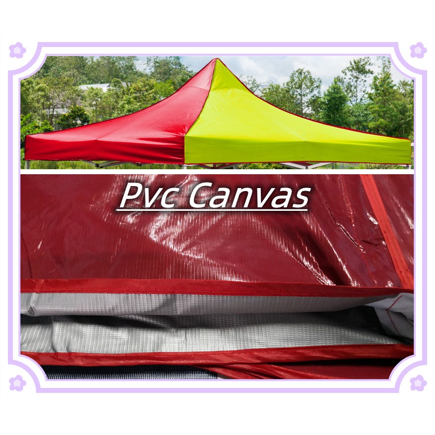 Economy Type PVC Tarpaulin Canopy Canvas Two Colour Only for 10' x 10 ...