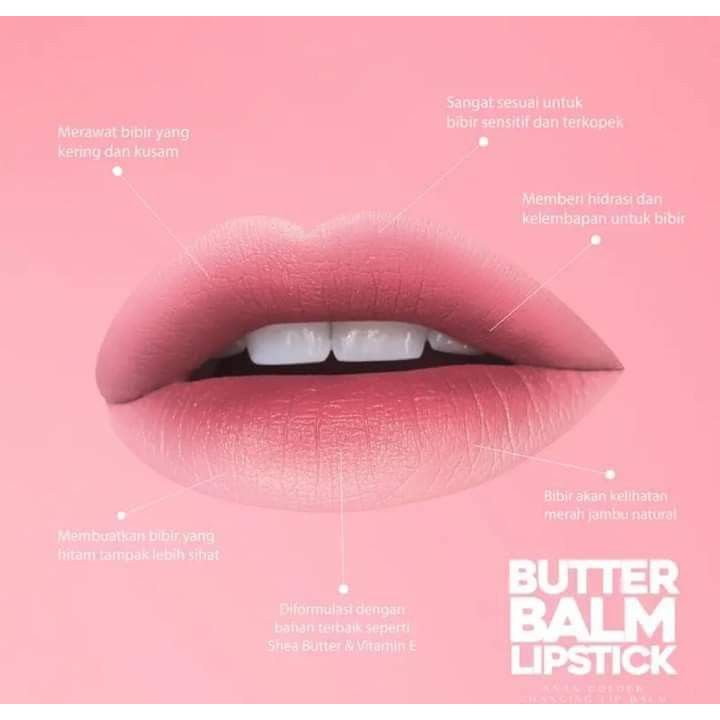 ANAS BUTTER BALM LIPSTICK ( SWEE ROSE ) WITH SHEA BUTTER AND VITAMIN E+ ...