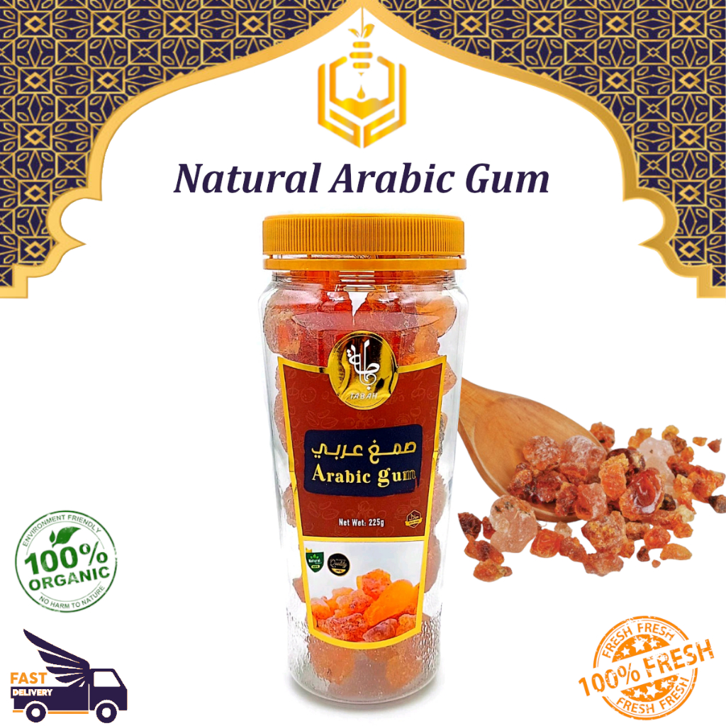 ARABIC GUM/BUAH ALMANNA/BIJI ALMANNA/ORIGINAL ARABIC GUM/225G | Shopee ...