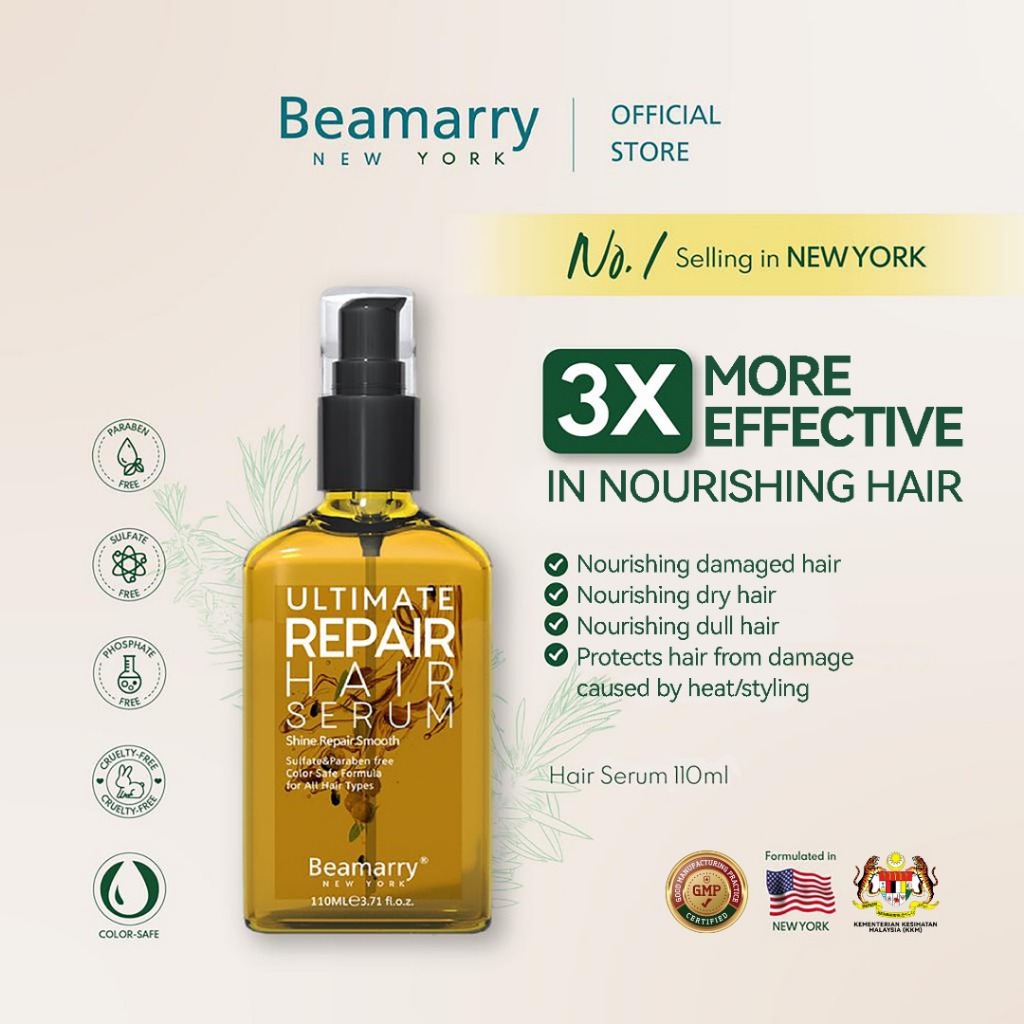 Beamarry Hair Serum 110 ml | Shopee Malaysia