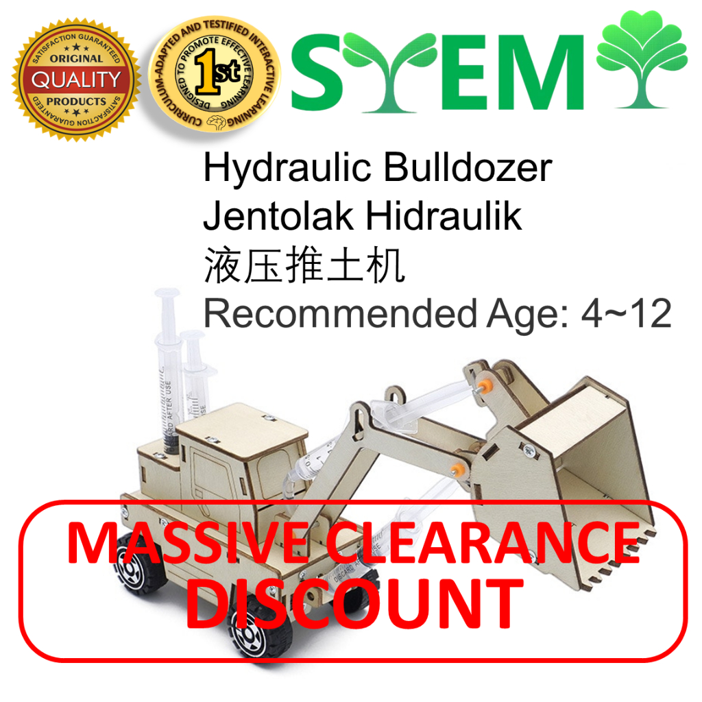 DIY Hydraulic Bulldozer / Jentolak Hidraulik / 液压推土机 MASSIVE CLEARANCE ...