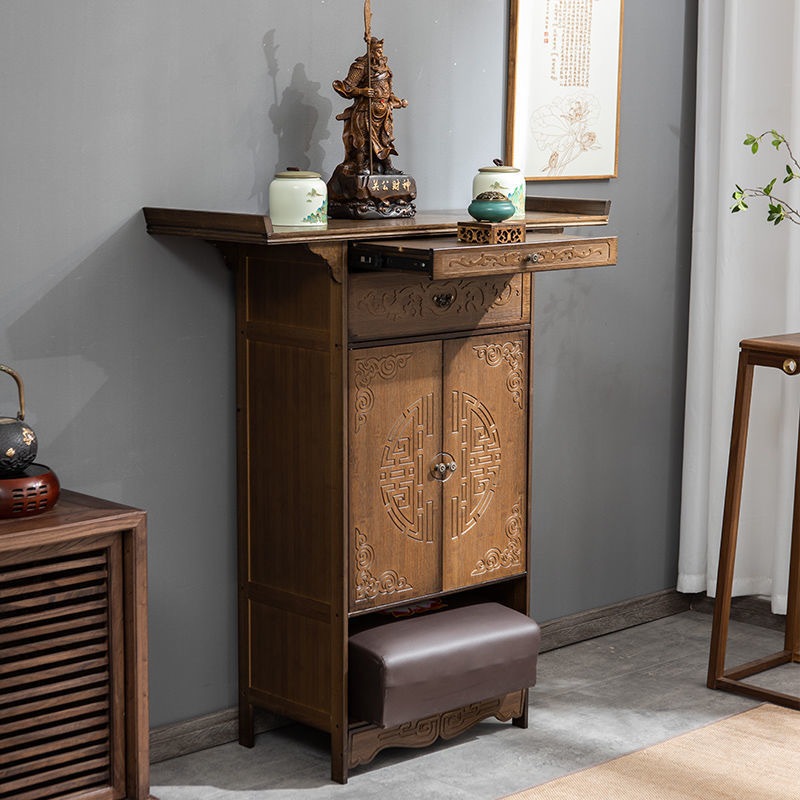 Buddhist niche offering table Buddha table home modern simple incense ...
