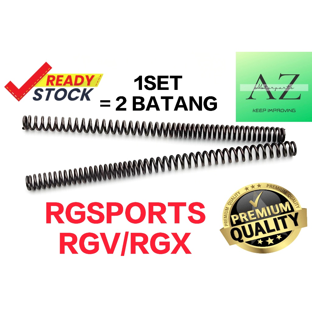 SUZUKI RG SPORTS / RG110 / RGV120 /RGX FRONT FORK SPRING ( TAIWAN ) 1 ...