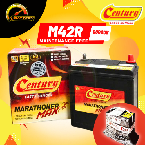 M42 M42L M42R EFB | 60B20L/R CENTURY MAX | Car Battery Bateri Kereta | Myvi Advance Ativa Aruz ...