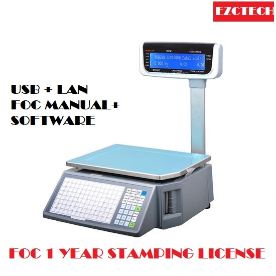 RONGTA RLS1000 RLS1100 RLS1100A 30KG BARCODE WEIGHING SCALE WITH 1 YEAR ...