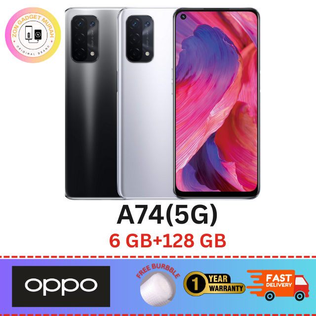 OPPO A74 5G (6GB RAM + 128GB ROM), Qualcomm 5G SoC 5000mAh Mega Battery - 1 YEAR OPPO MALAYSIA ...