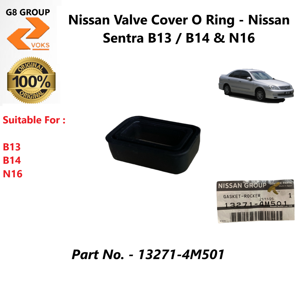 Nissan Valve Cover O Ring - Nissan Sentra B13, B14 & N16 ( 13271-4M501 ...